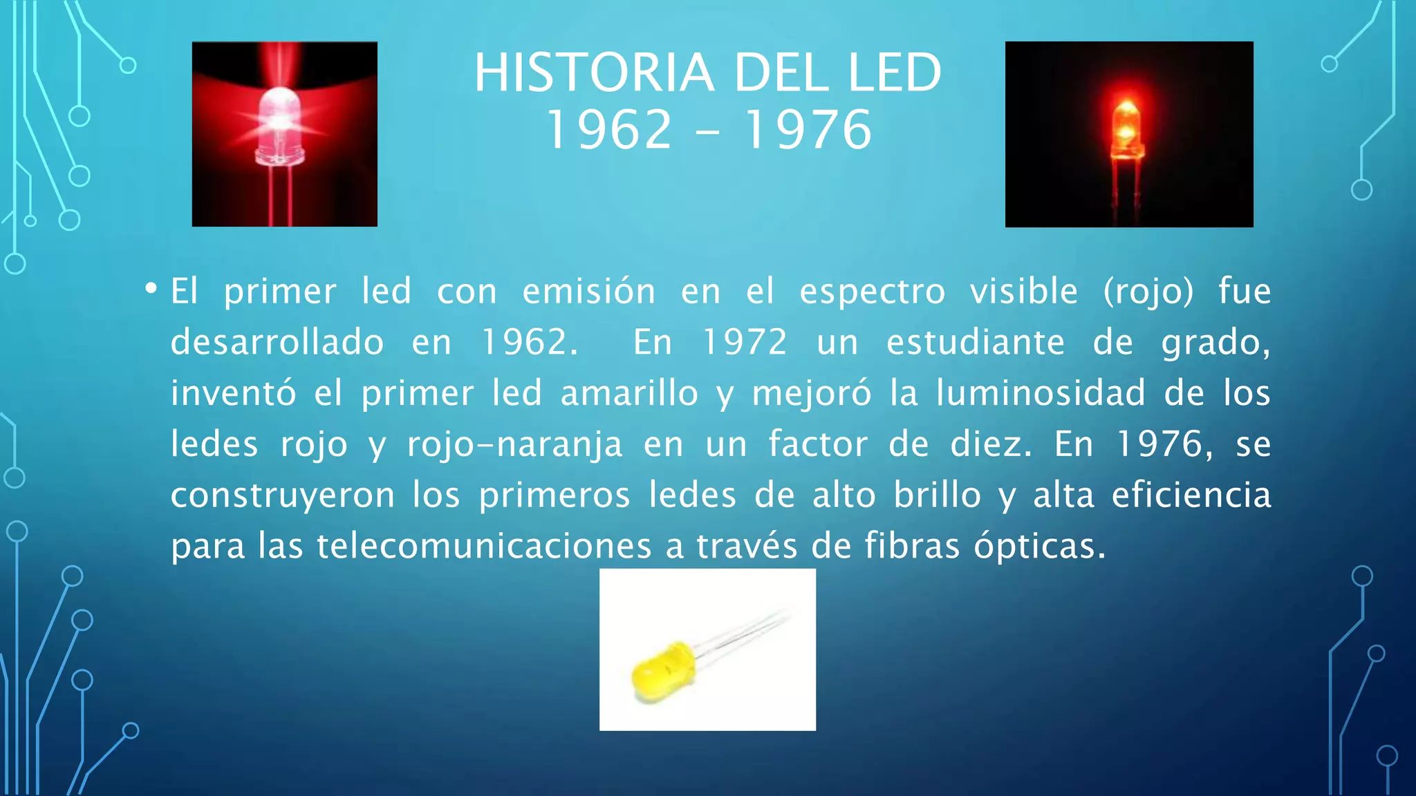 Historia del led | PPTX