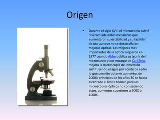 Historia Del Microscopio | PPTX