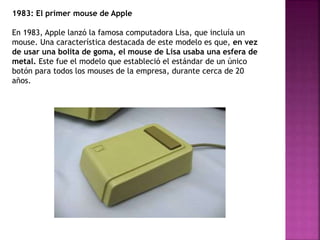 Historia del mouse | PPTX