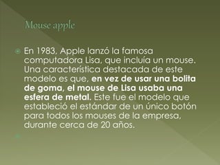 Historia del mouse | PPTX