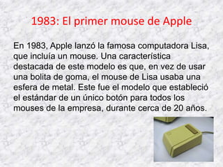 Historia del mouse | PPTX