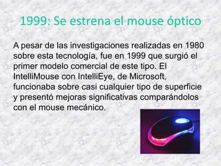 Historia del mouse | PPTX