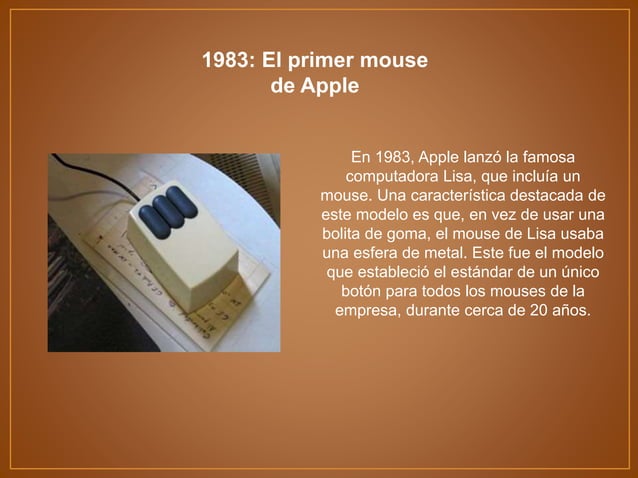 Historia del mouse y su evolucion | PPTX | Computer Peripherals | Computing