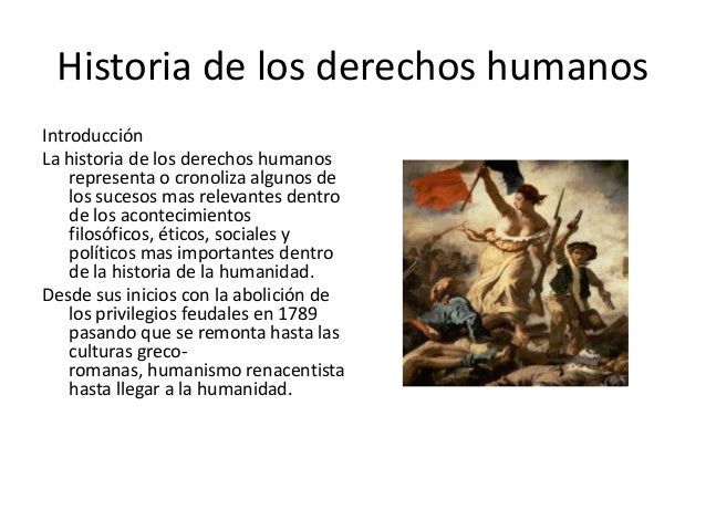 Origen De Los Derechos Humanos