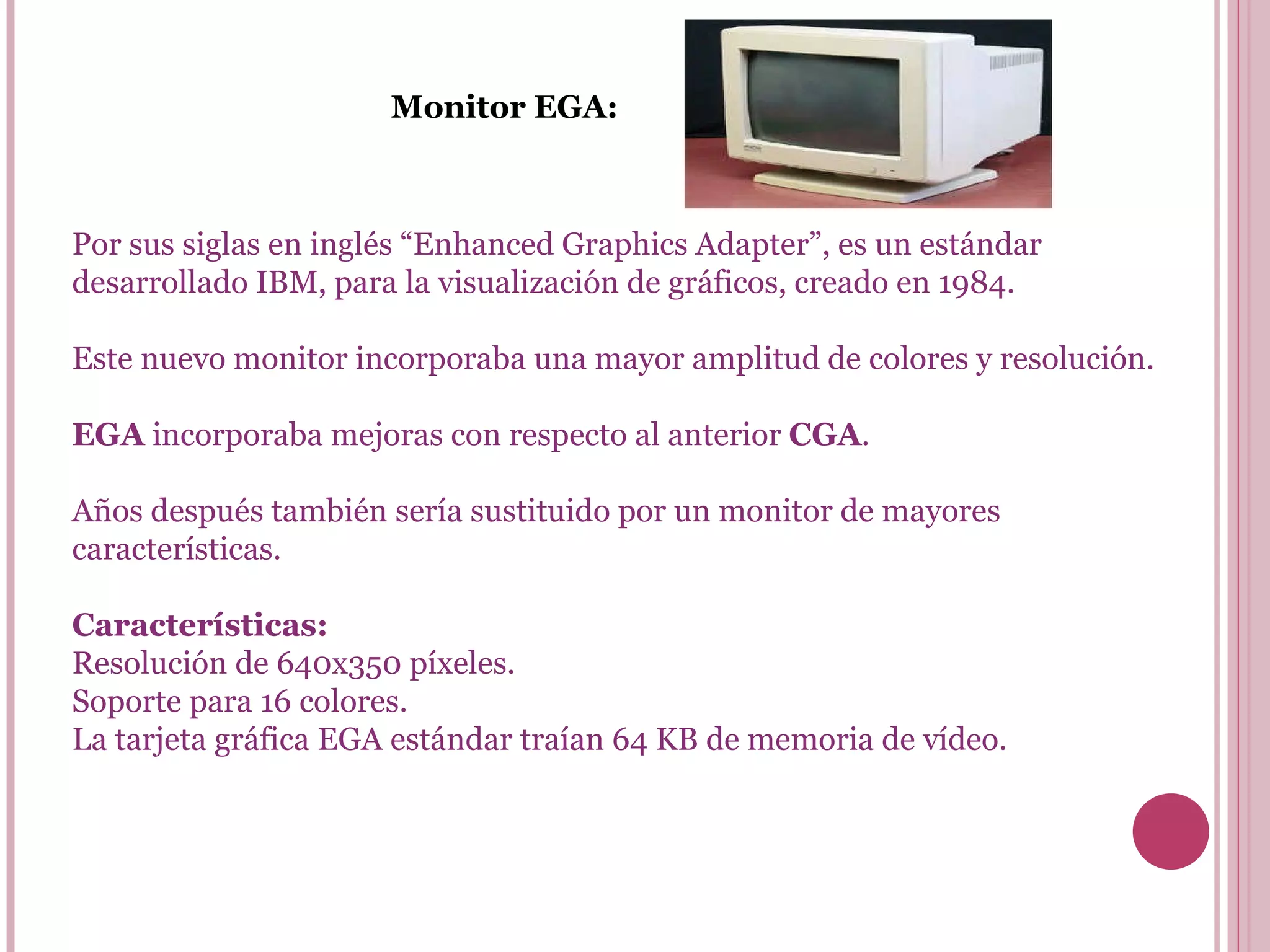 Historia de los monitores | PPT