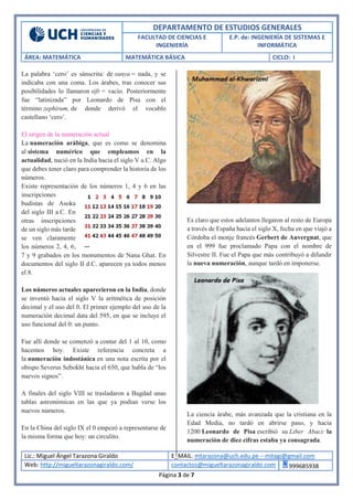 Historia de los números | PDF