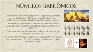 Historia de los numeros | PPTX | Antiquing and Antiques | Hobbies ...