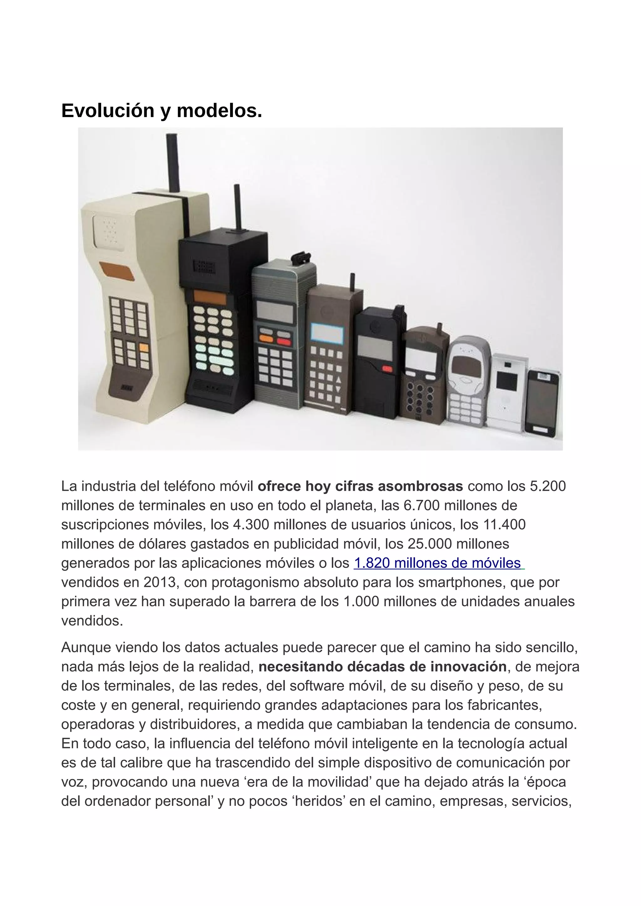 Historia de los smartphones | PDF