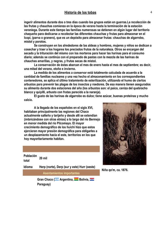Historia de los tobas | PDF
