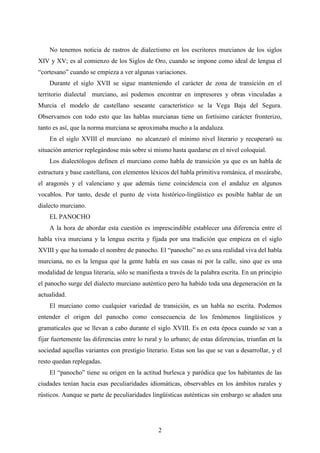 Historia del panocho | PDF