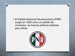 Historia del partido revolucionario institucional (pri) | PPTX