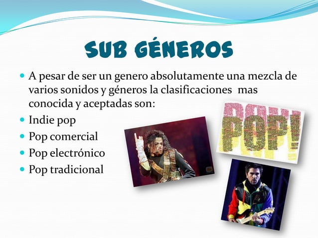 Historia del pop | PPT
