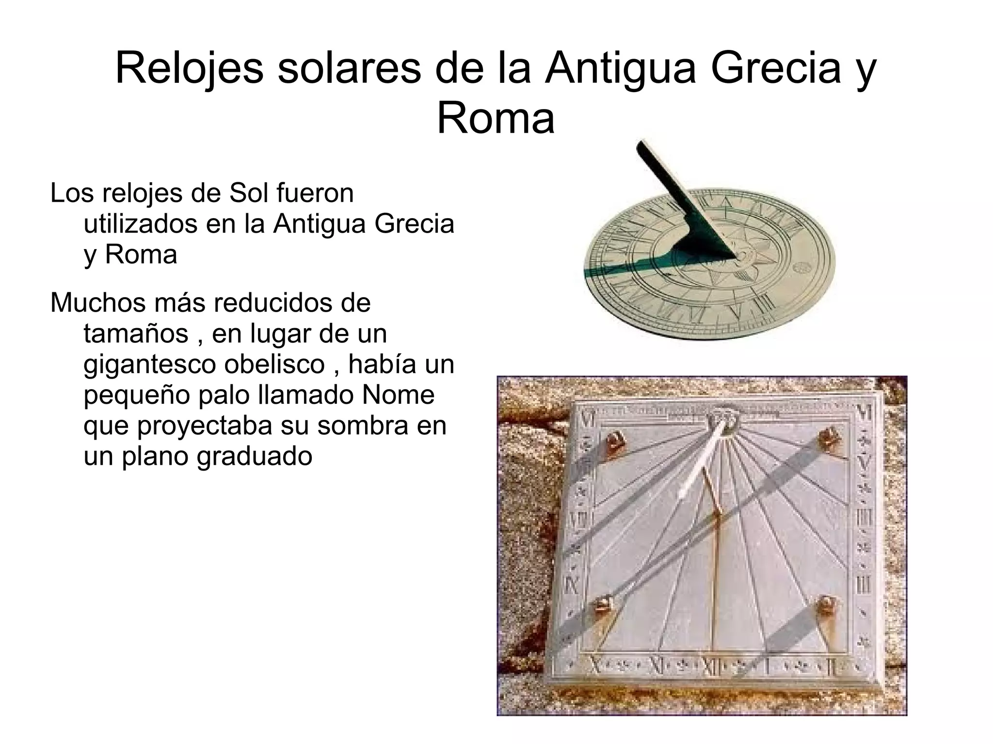 Historia del reloj | PPT