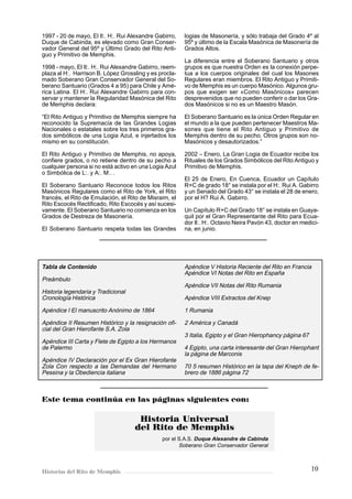 Historia del rito de memphis | PDF