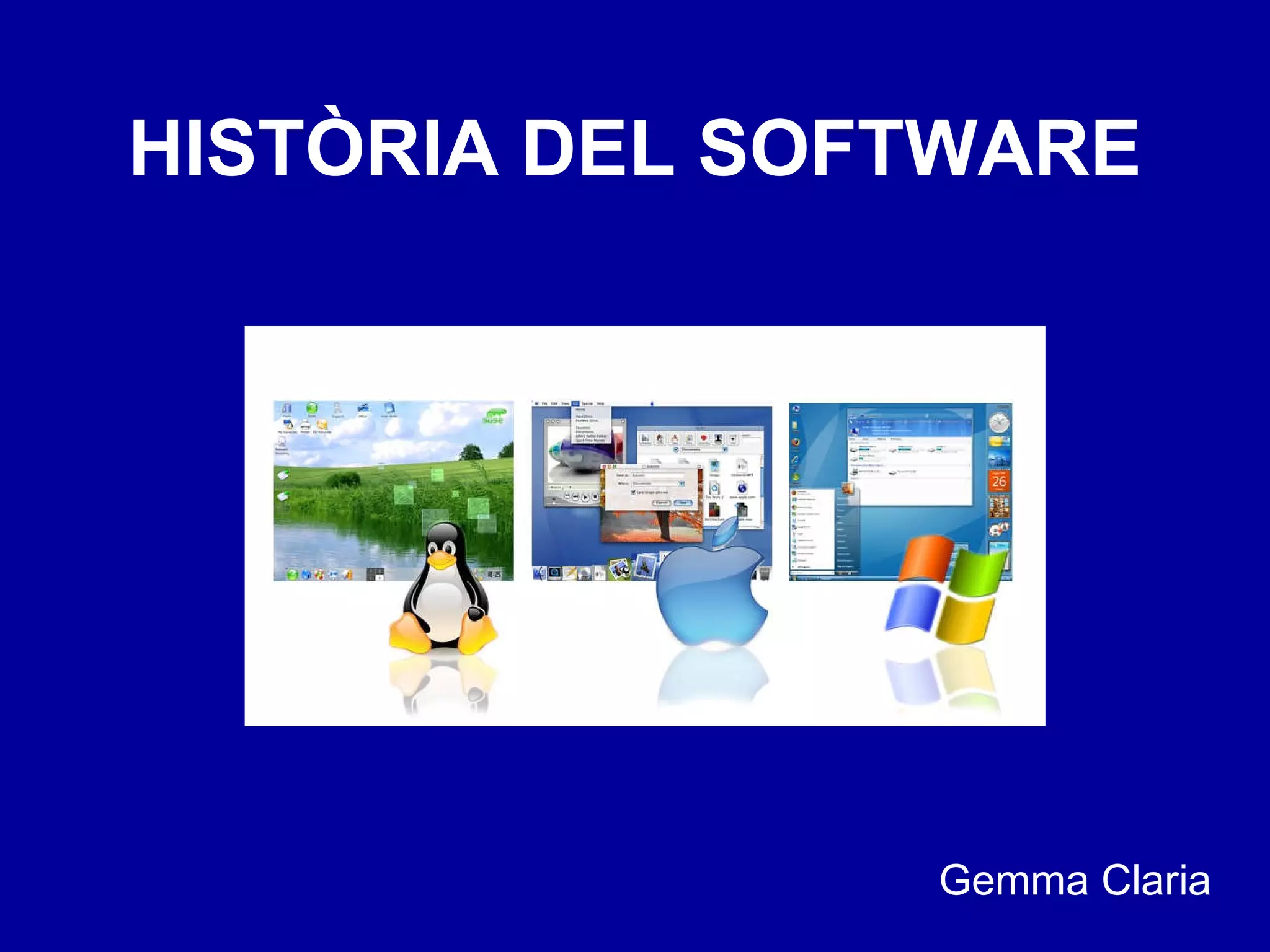 Historia del software | PPT