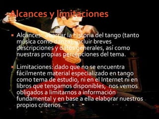 Historia del tango | PPTX