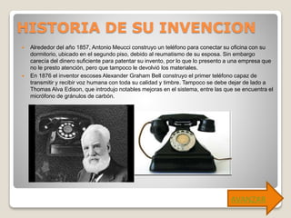 Historia del telefono | PPTX