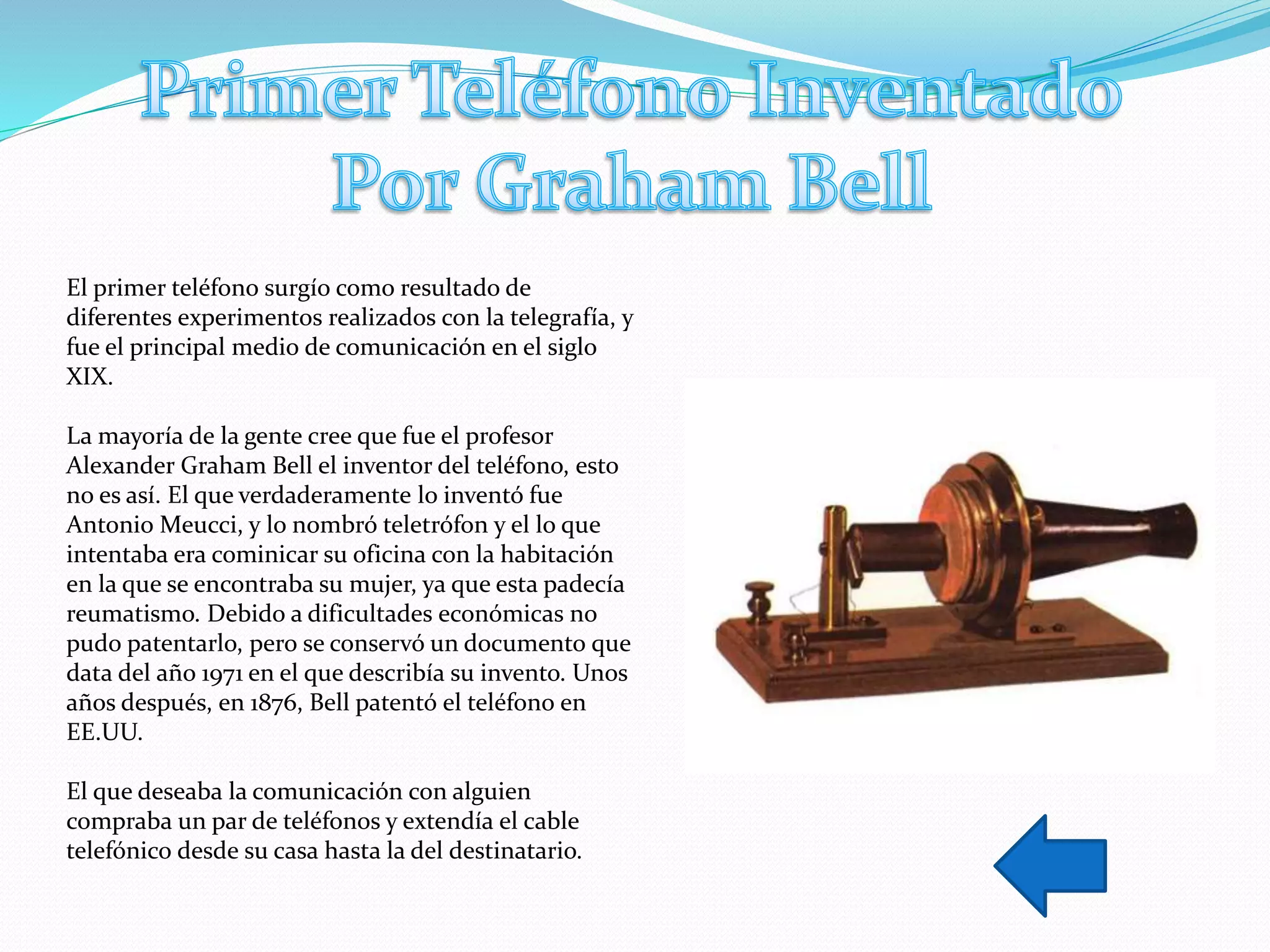 Historia del telefono | PPT