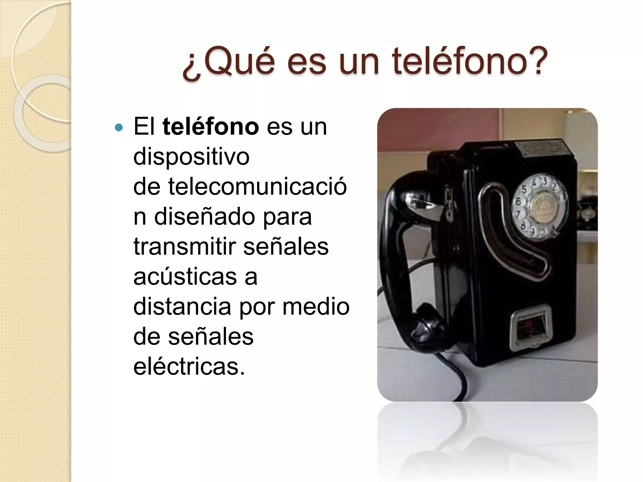 Historia del teléfono | PPT