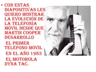 Historia del teléfono celular | PPTX