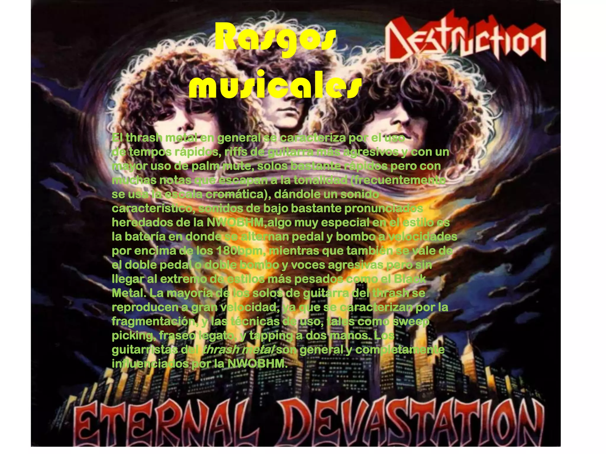 Historia del thrash metal | PPTX