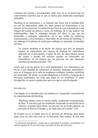 Historia del tiempo | PDF