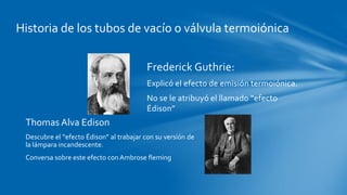 Historia del tubo de vacío | PPTX