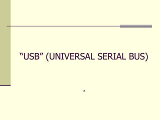 Historia del usb | PPT