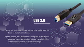 Historia y evolución del USB | PPTX