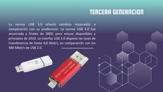Historia y evolución del USB | PPTX