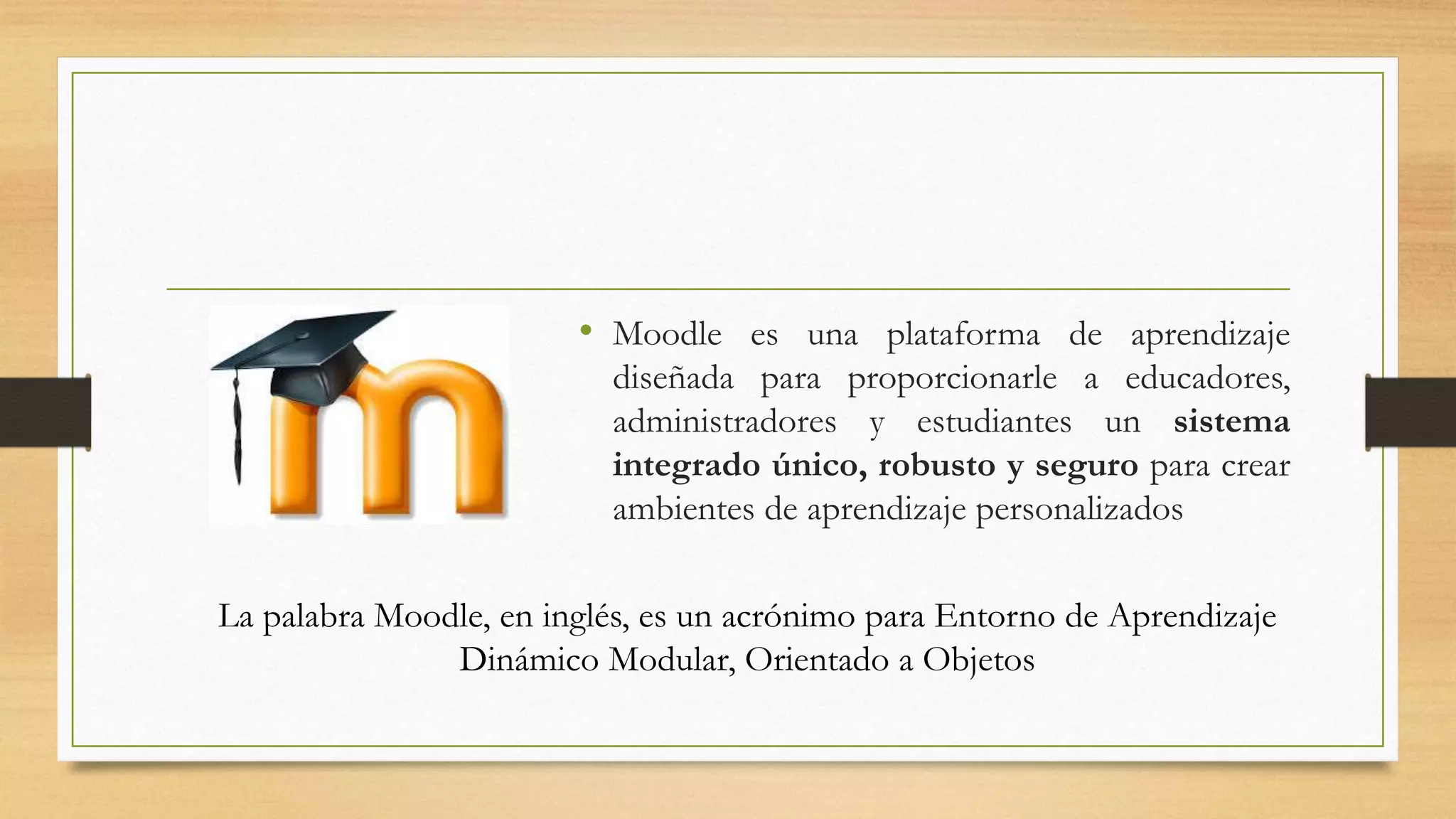 Historia de moodle | PPTX