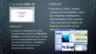Historia de office | PPTX