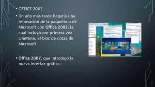 Historia de office | PPTX