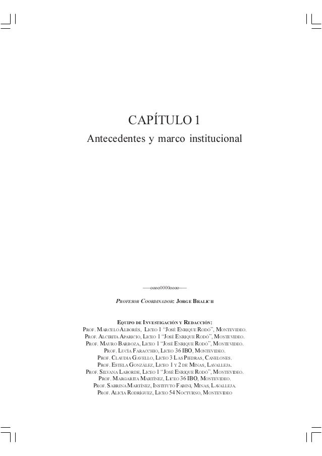 Pasos De La Historia De La Escuela Secundaria Jose Enrique Rodo ...