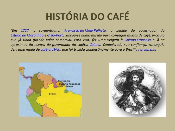 Historia do cafe