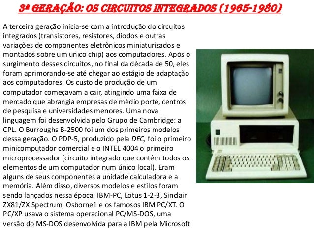 Historia dos computadores