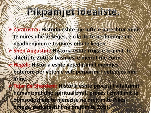 Historia e filozofise | PPT