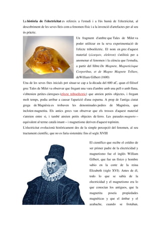 Historia electricitat | PDF