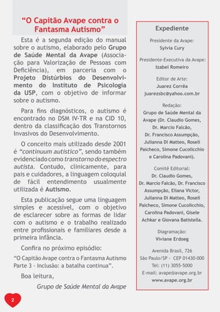 Historia em quadrinhos sobre autismo parte 2 | PDF