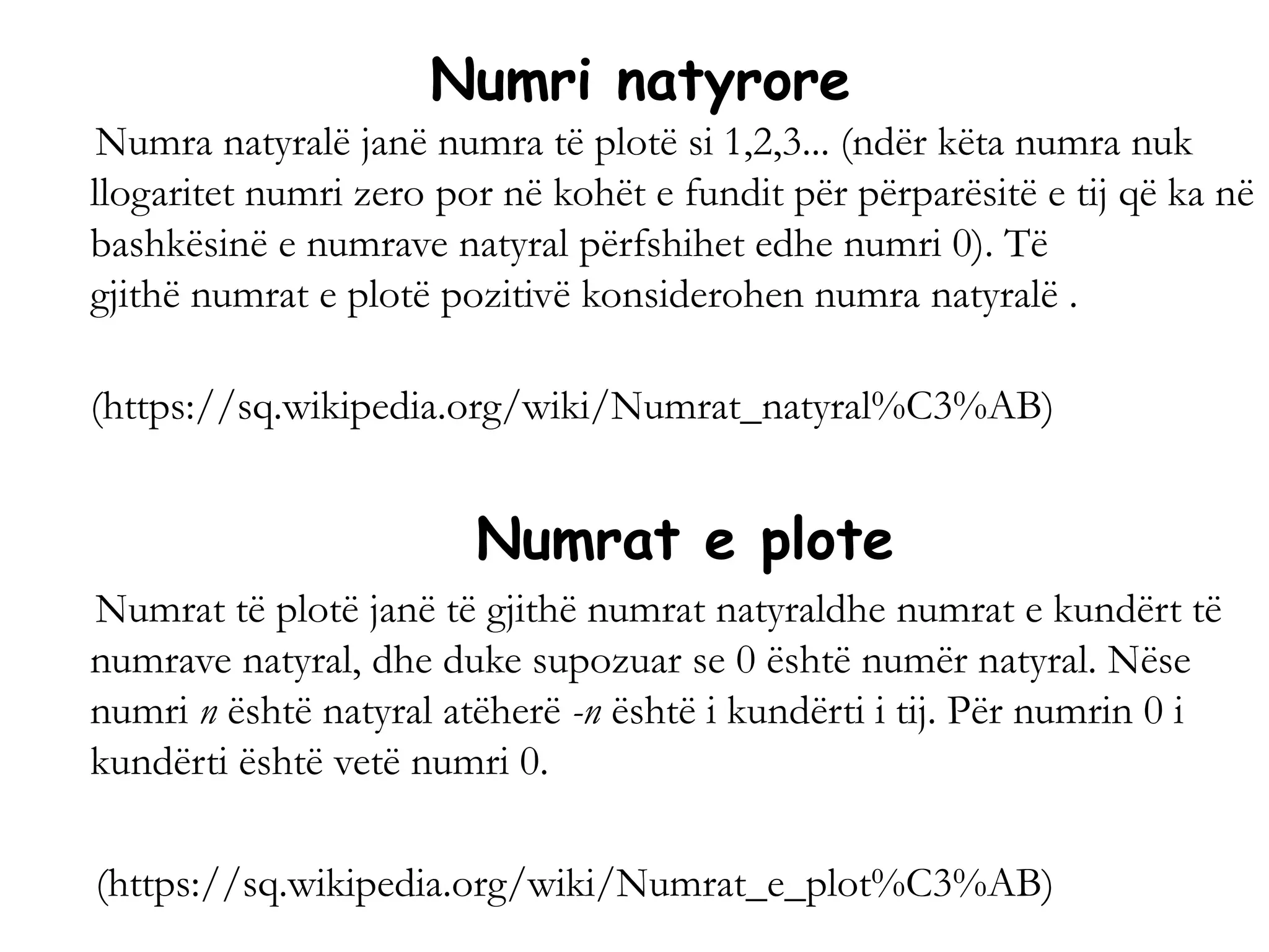 Historia e numrit | PPTX