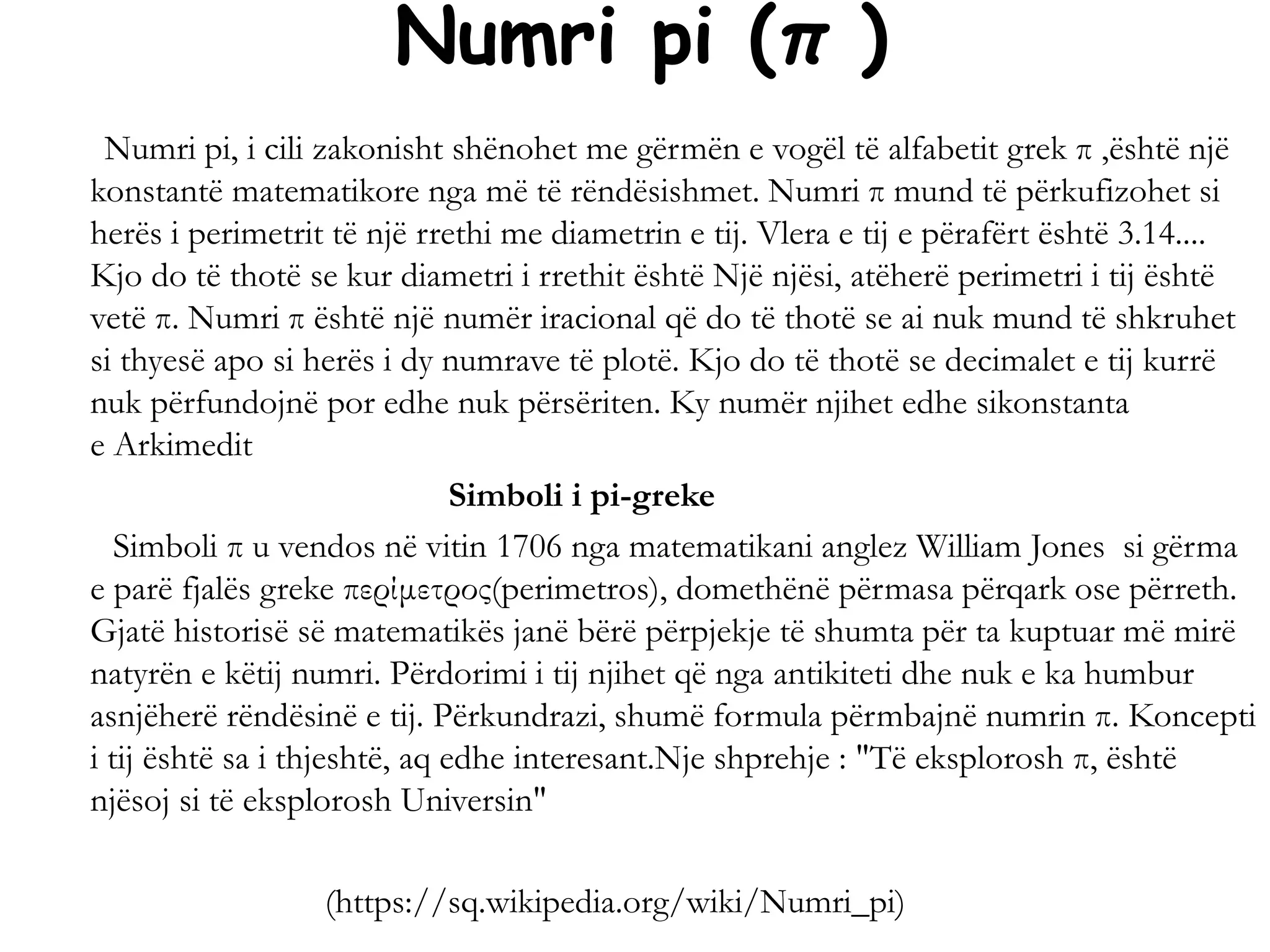 Historia e numrit | PPTX