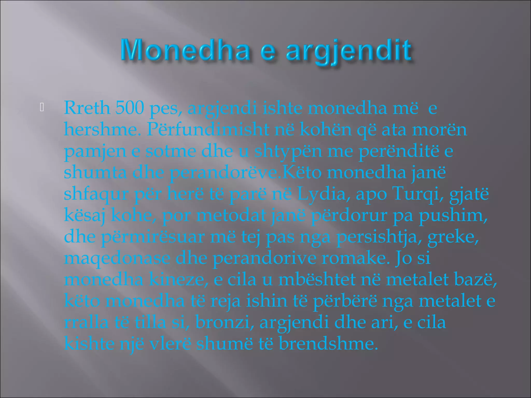 Historia e parasë Ardit Rexhmataj | PPT