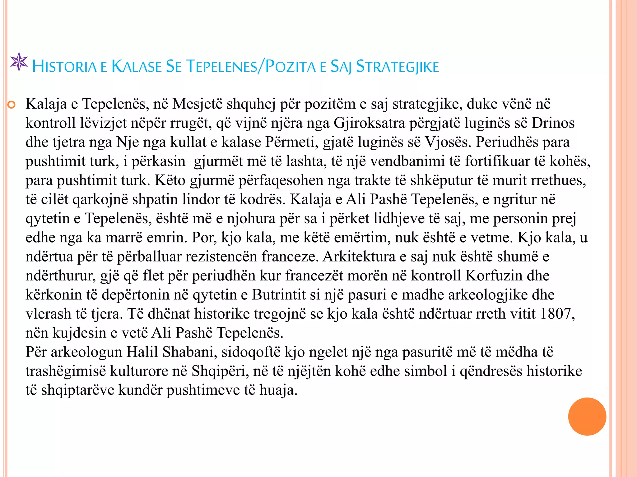 Historia e trevave shqiptare nepermjet kalave | PPTX