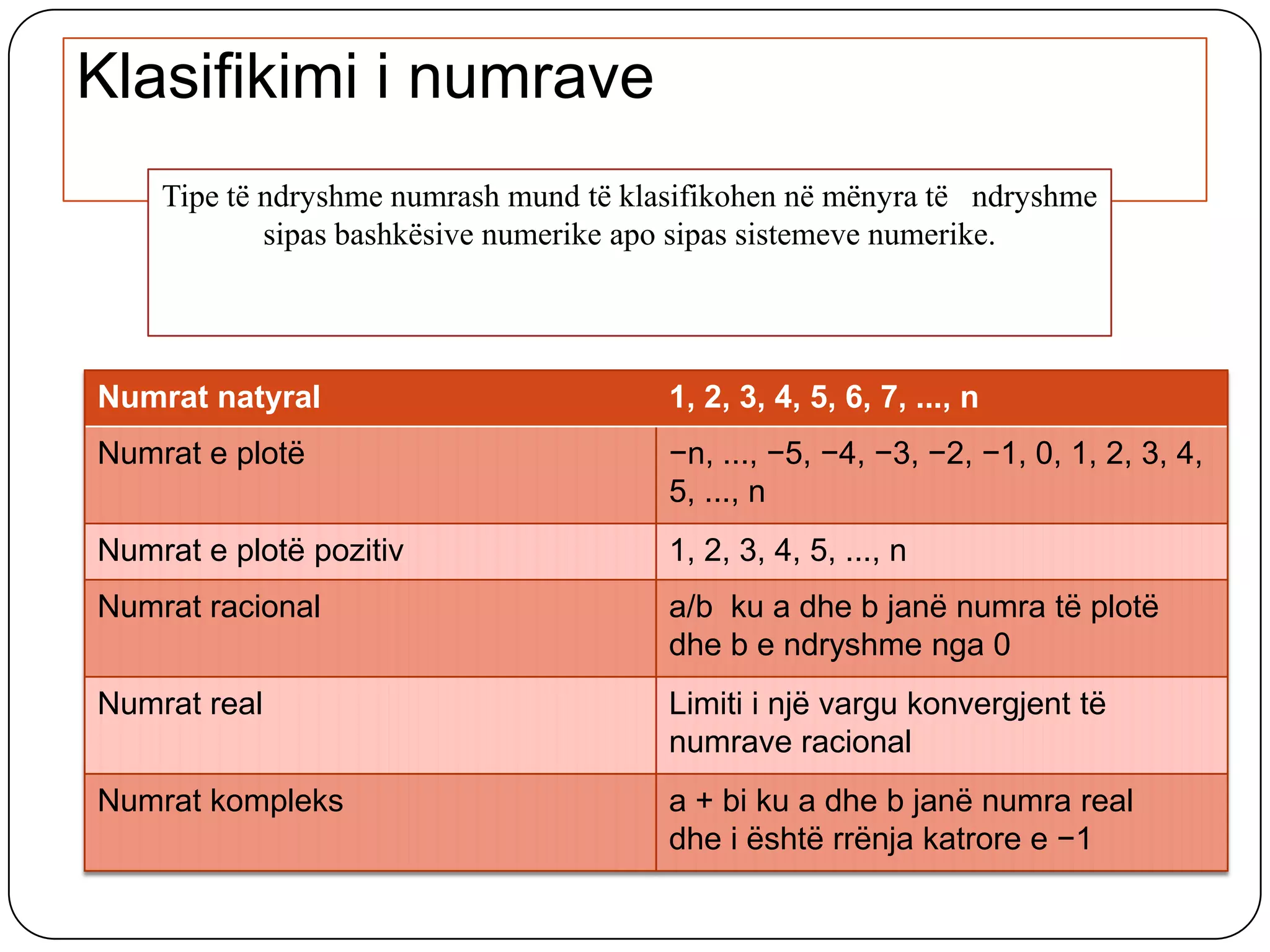 Historia e zhvillimit te matematikes | PPTX