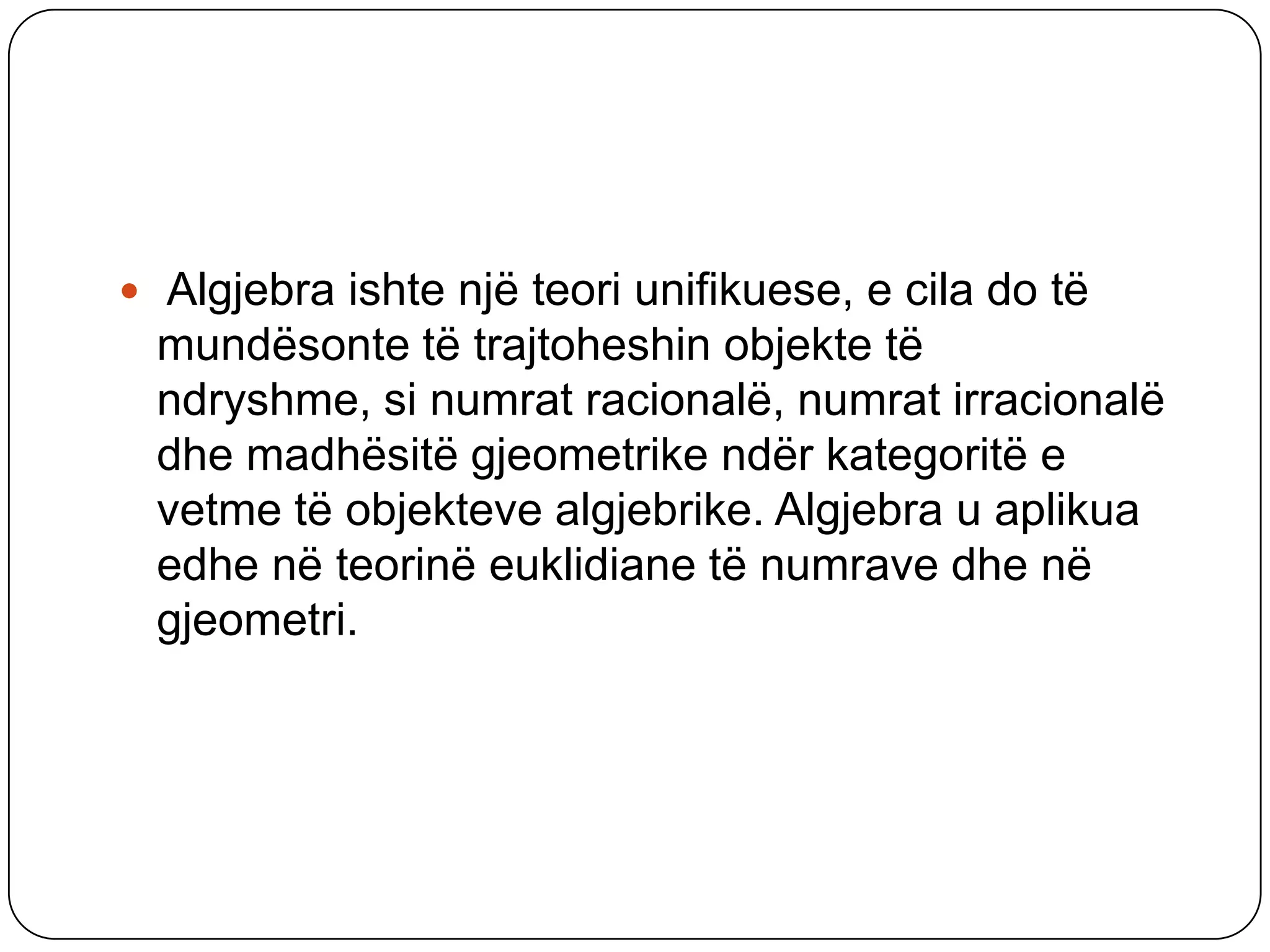 Historia e zhvillimit te matematikes | PPTX