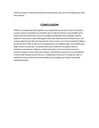Historia de HTML-HTML5 | PDF