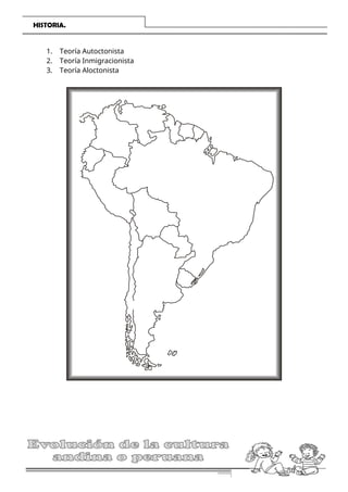 La HISTORIA DEL PERU 5TO GRADO DE PRIMARIA | DOC