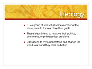 Ideologies | PPT