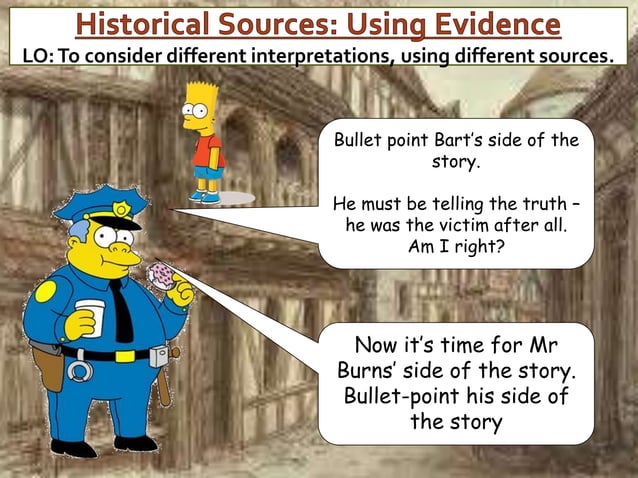 Historical sources intro lesson | PPTX
