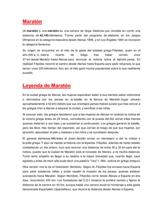 Historia maraton | DOCX